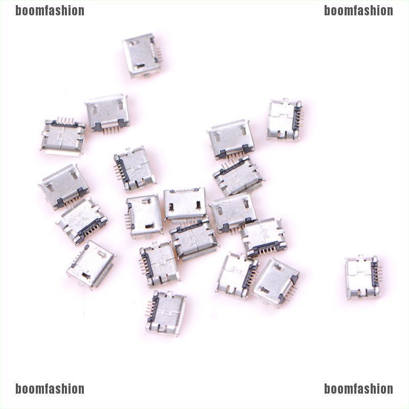 ( Boom ) ซ็อกเก็ตเชื่อมต่อ Micro Usb Type B Female 5 - Pin Smd 5ชิ้น ...