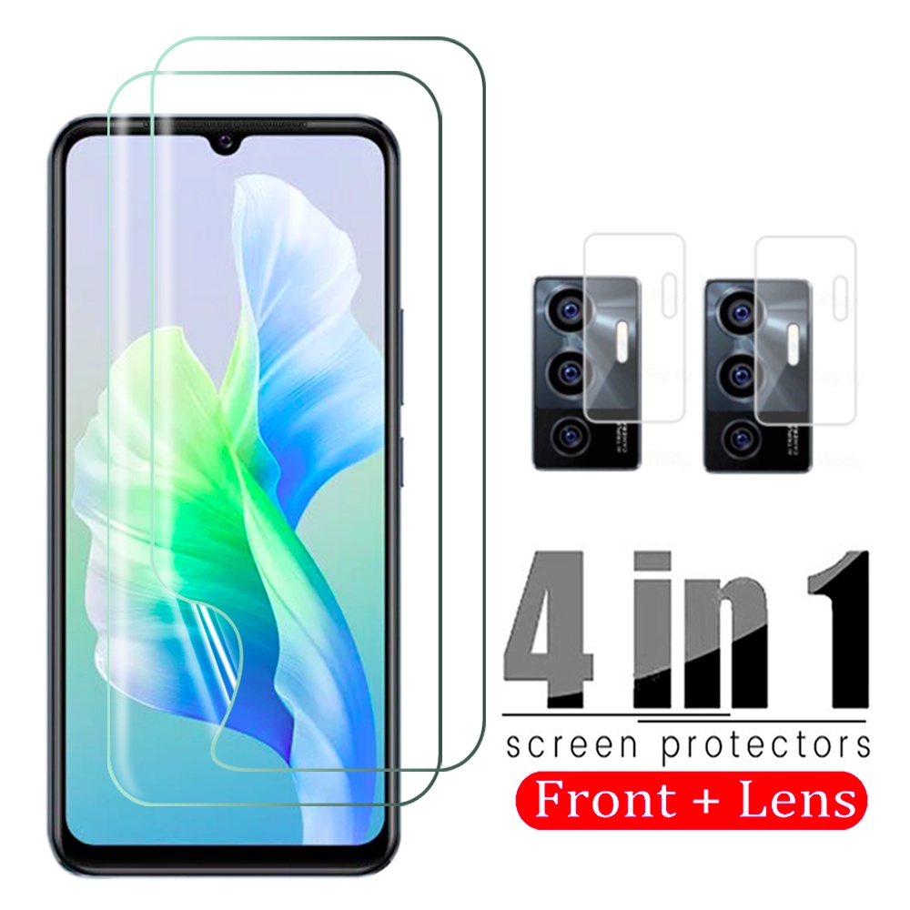 ฟิล์มกันรอยหน้าจอ 4 In1 สําหรับ Vivo V23E S10E V2130A สําหรับ Vivo Y15A ...