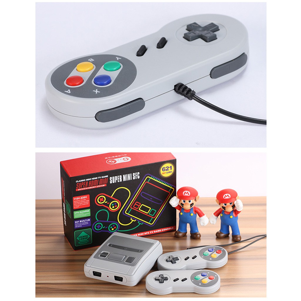 Classic Mini HDMI TV Game (621 Games in 1) เครื่องเกม SUPER MINI SFC ...