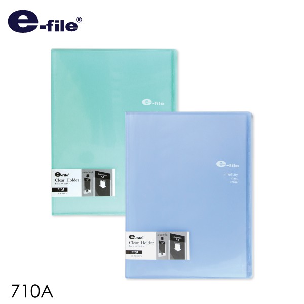 แฟ้มโฮลเดอร์ 20 ซองปกสอด E-FILE 710A | Shopee Thailand