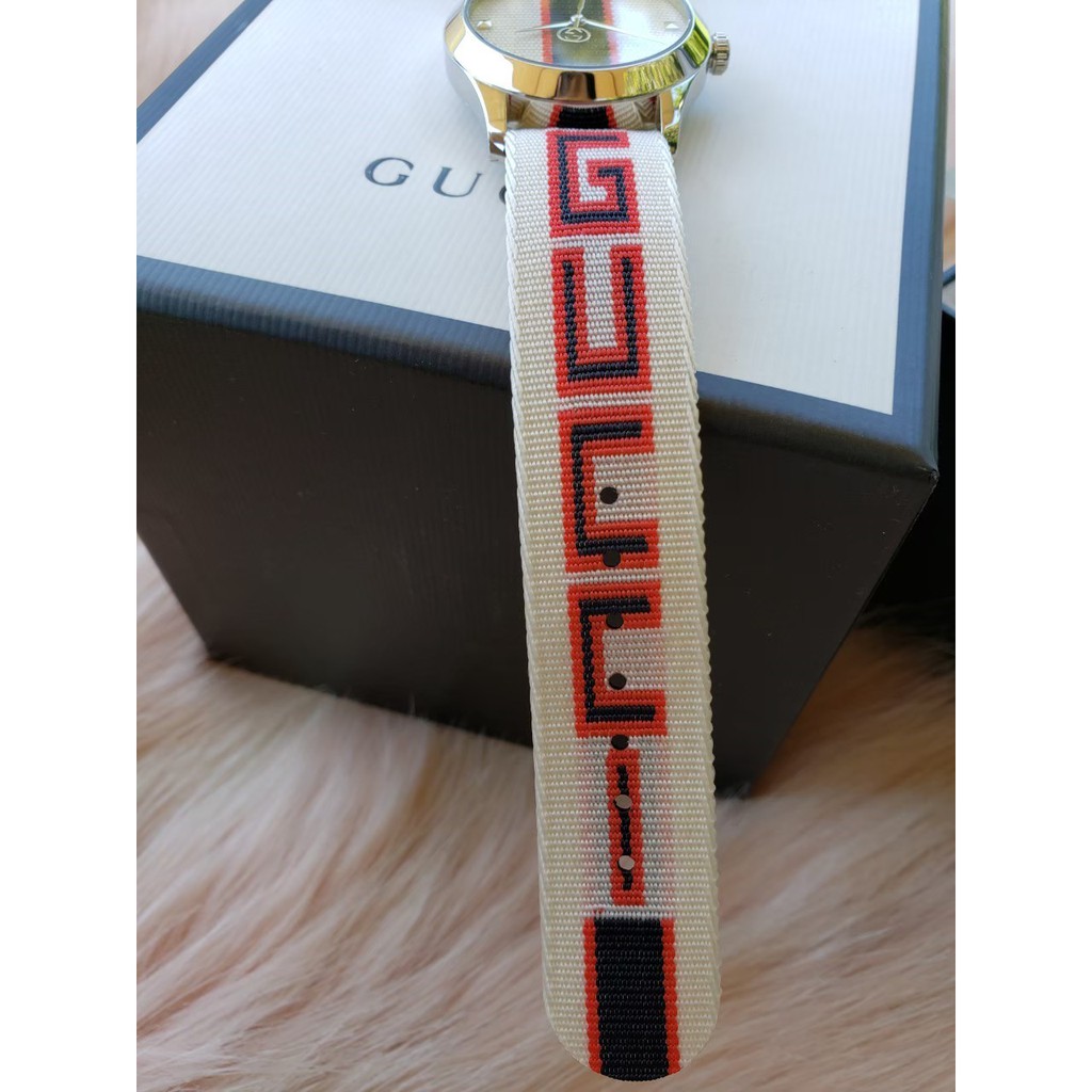 นาฬิกา Gucci G-Timeless YA1264071 ลายกุชชี่ - 50offbrandoutlet - ThaiPick