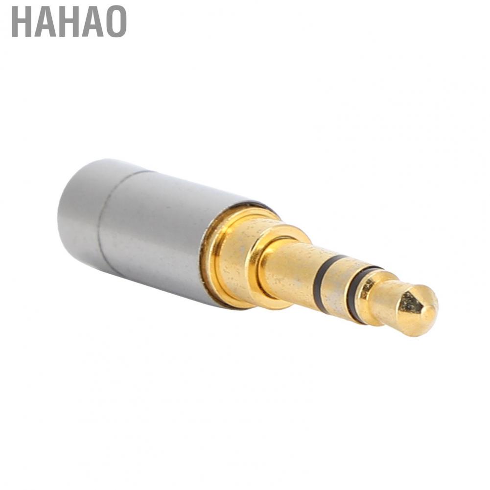 Hahao Mini 3.5mm Plug Stereo Dual Channel Soldering Lug Balanced for ...