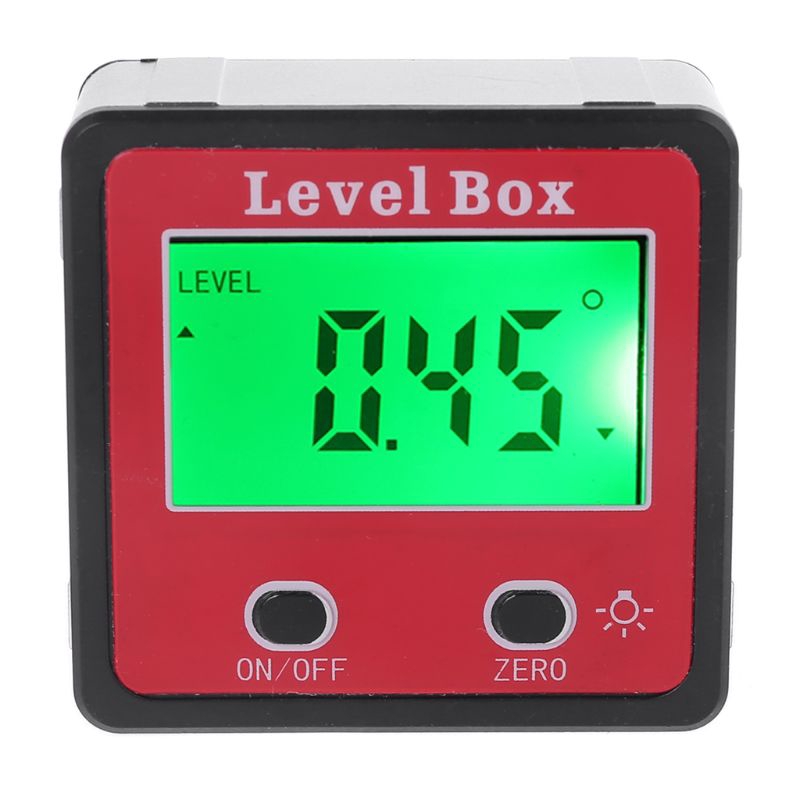 Digital Inclinometer Spirit Level Protractor Angle Gauge Meter Bevel ...