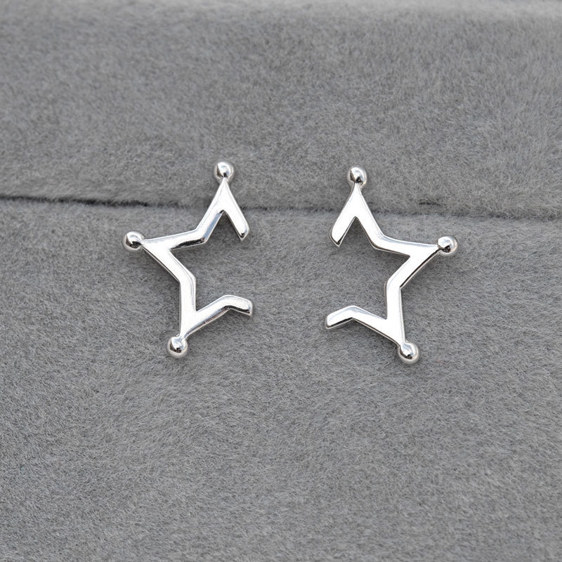 S925 ปลอกสวมหุ้มข้อสําหรับสตรีสีเงินลายดาว - yuyuyustore.th - ThaiPick