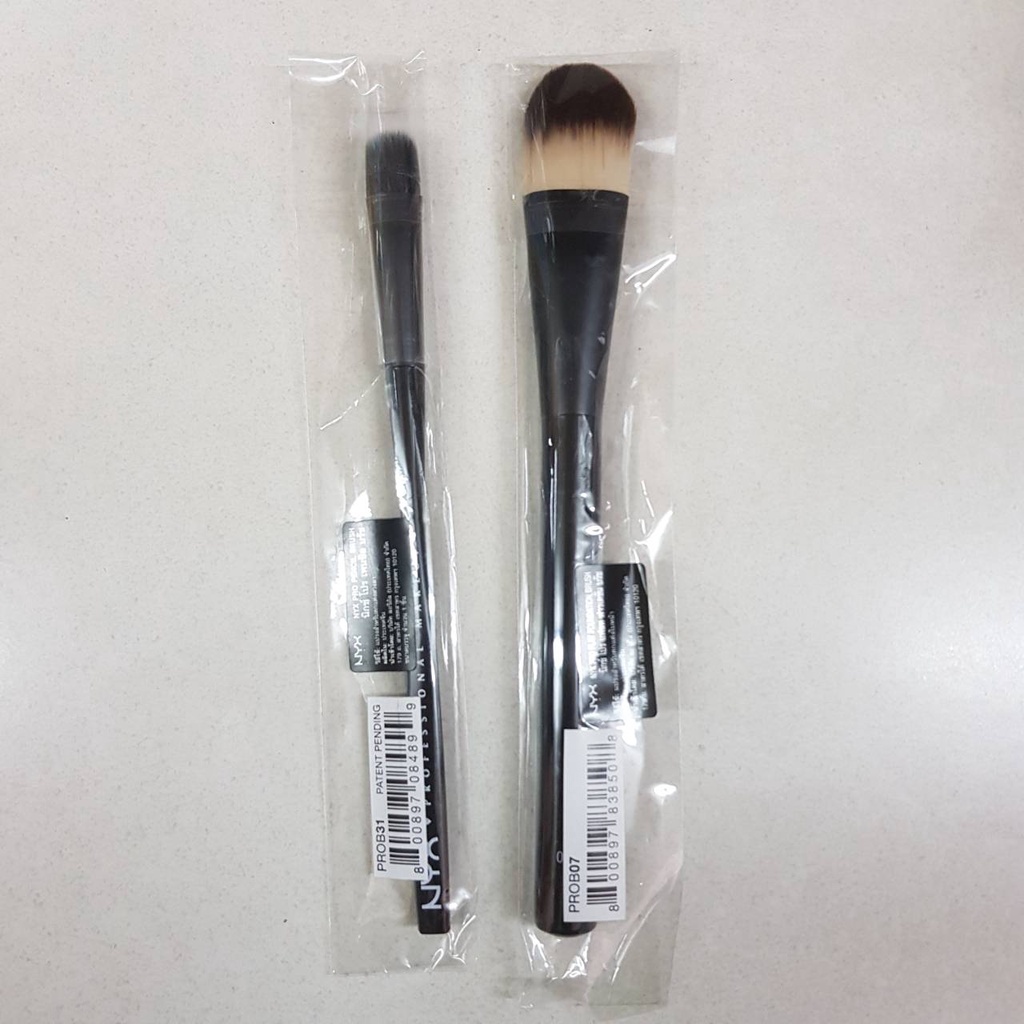์ํ์NYX Brush นิกซ์ แปรงแต่งหน้า แปรงแต่งตา Pro Brush Flat Foundation Brush Pro Pencil Brush แท้ ...