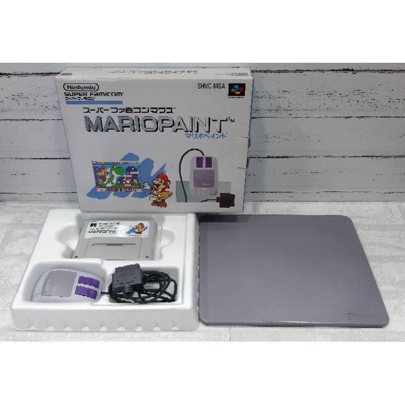 SFC Mario Paint (Super Famicom Mouse) งานกล่อง ของแท้จากประเทศญี่ปุ่น ...
