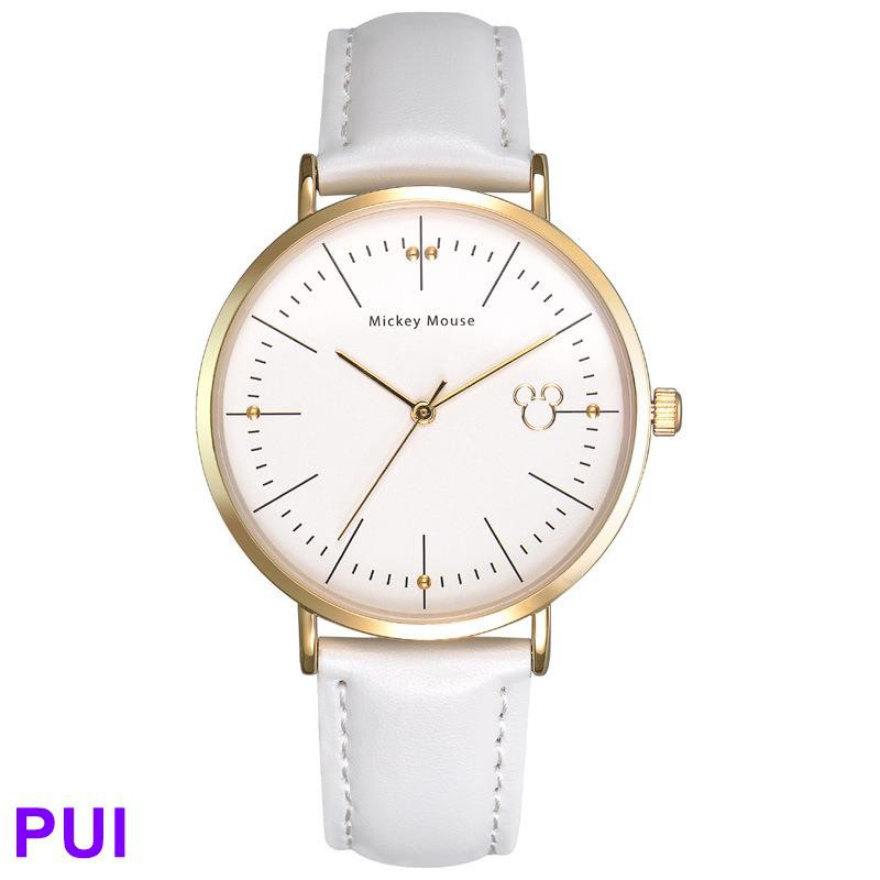 Student Watch Mickey Korean Waterproof Quartz Watch Simple Fashion ...