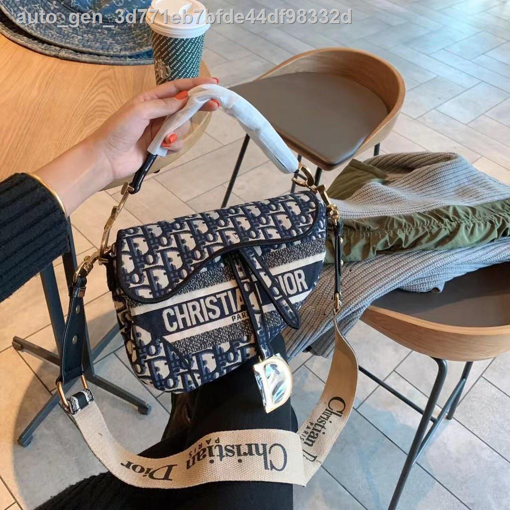 Dior Saddle Bag Catwalk Mini Vintage Old Flower D-shaped Flap Handbag ...