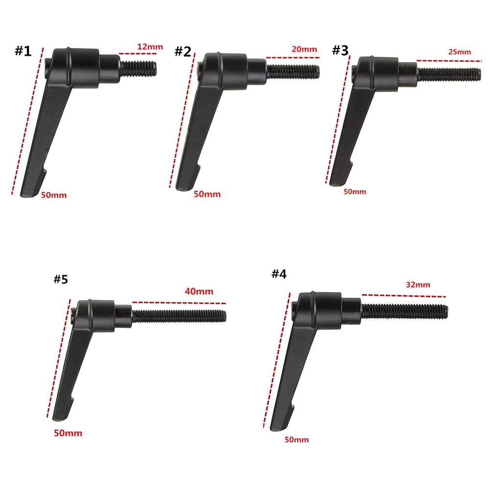 M6 Male Thread Handle Home Lever Clamping Hand Tool Adjustable Durable ...