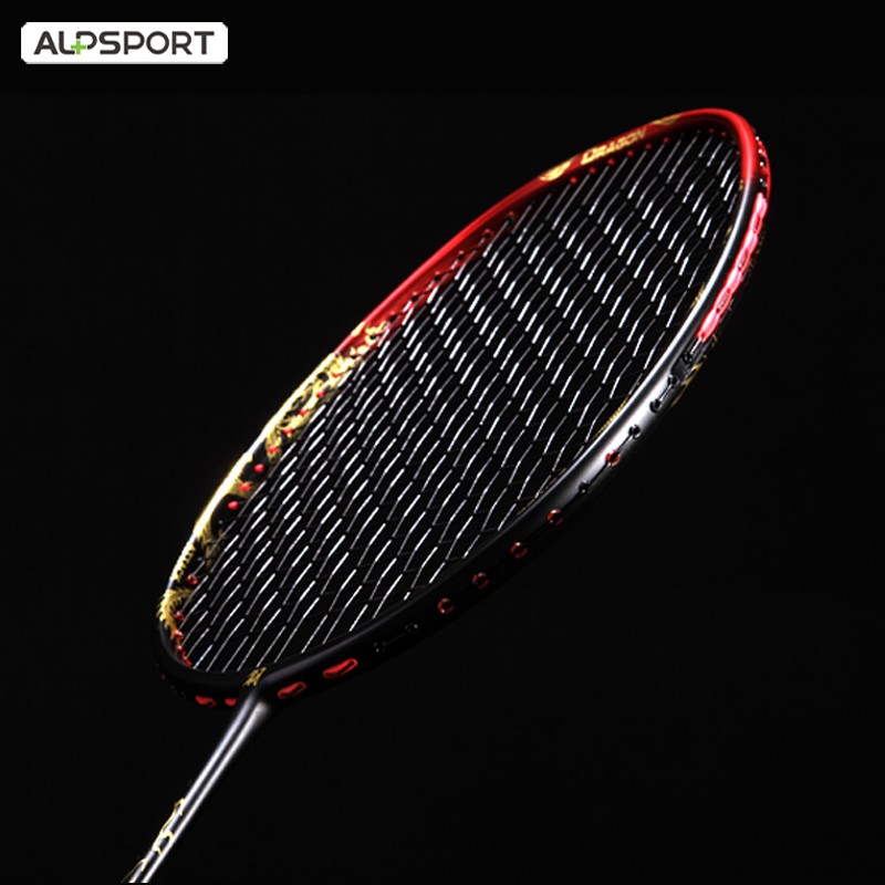 ALP QY 4U Max 35Lbs Golden Dragon 100 Full Carbon Fiber Badminton ...