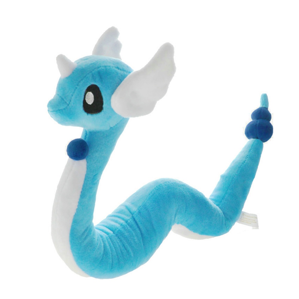 ของเล่นตุ๊กตา 68cm Pokemon Anime Dragonair Blue and Pink Cute Cartoon ...