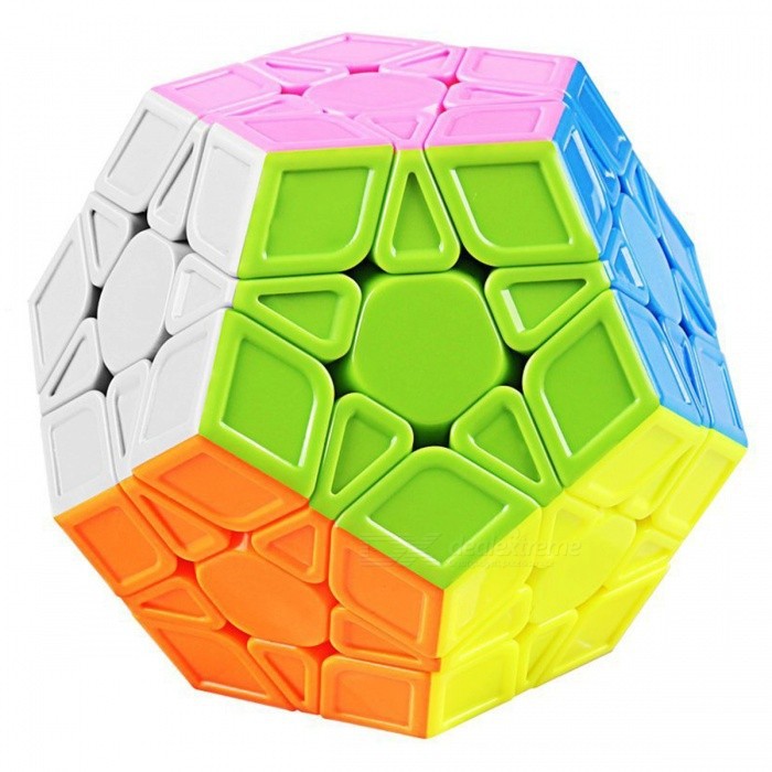 รูบิค CuberSpeed Megaminx stickerless Magic cube Megaminx color speed ...