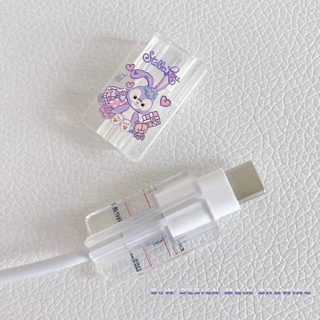 【ส่งจากไทย】Cable Bite TPU นิ่ม ที่กันสายหัก ลายการ์ตูน cable protector สำหรับ สายชาร์จ iP ...
