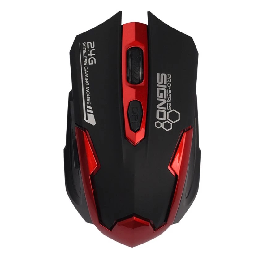 Signo Wireless Gaming Mouse WM-191BR (Black/Red) #482 | Shopee Thailand