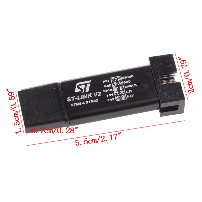 Kiss Mini St-Link V2 Stlink Emulator Downloader โปรแกรมมิ่ง Stm8 Stm32 ...