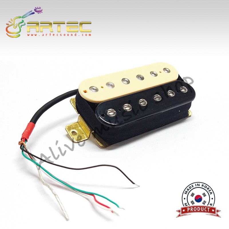 ปิ๊กอัพกีตาร์ฮัมบัคกิ้ง(ฮัมบัคเกอร์) Artec HBC115-ZB-B Matching ...