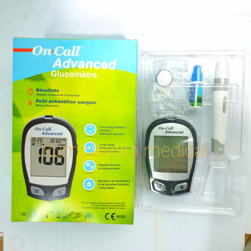 มีราคาส่ง เครื่องตรวจน้ำตาล OnCall Advanced Blood Glucose meterประเทศ ...