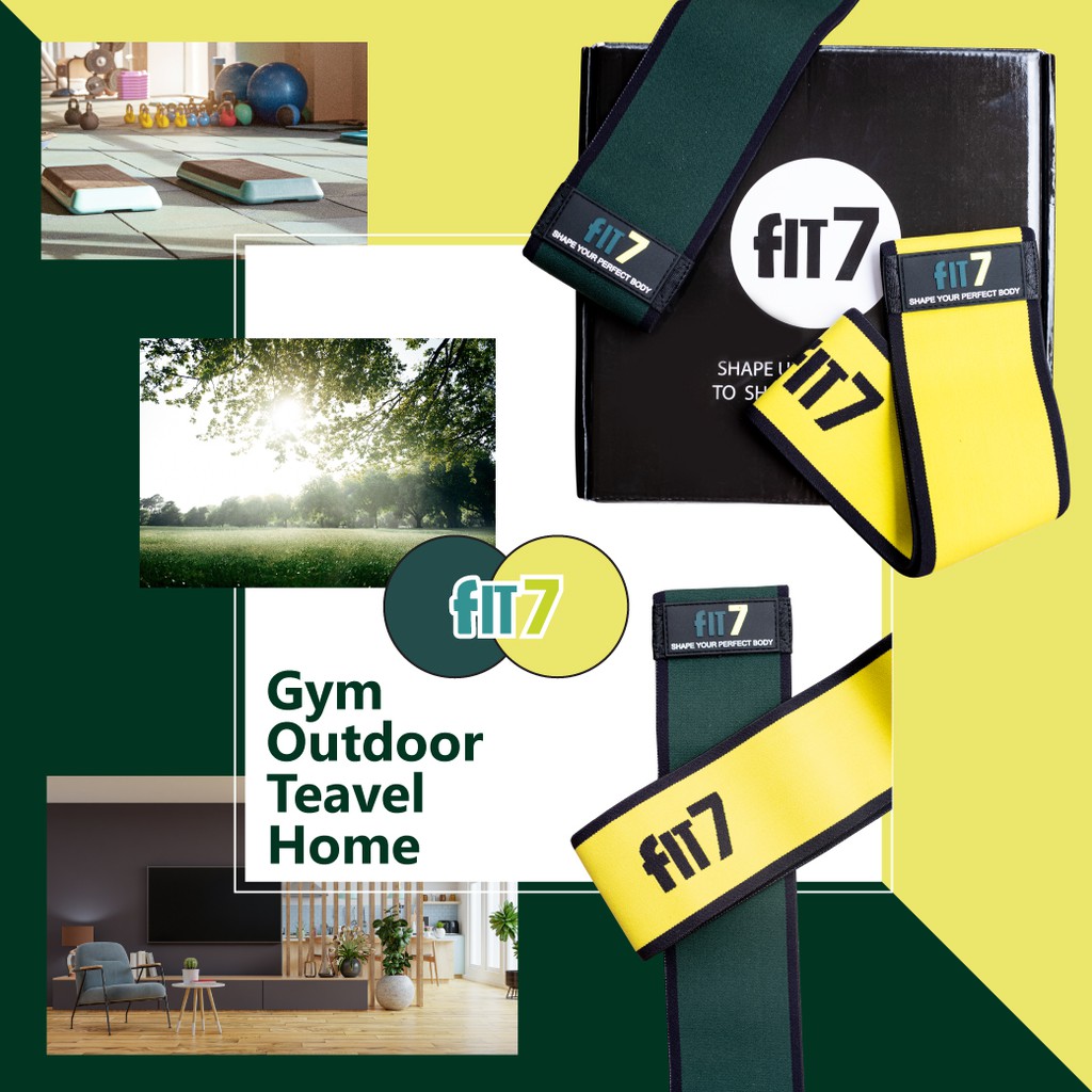 Fit7- X10 ยางยืดออกกำลังกาย ฟิตเซเว่น ยางปั้นก้น สายรัดขาออกกำลังกาย ...