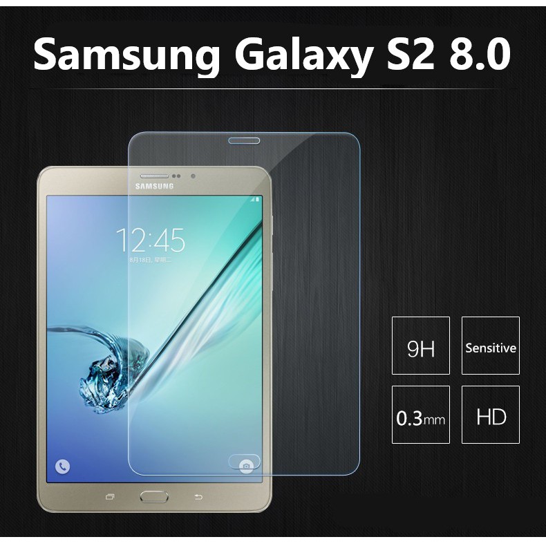 ฟิล์มกระจก นิรภัย ซัมซุง แท็ปเอส2 8.0 ที715วาย เอส2 วีอี 8.0 Tempered Glass For Samsung Galaxy ...