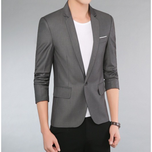 KL66 เสื้อสูทผู้ชายแขนยาว หลายสี - tentenshop1 - ThaiPick