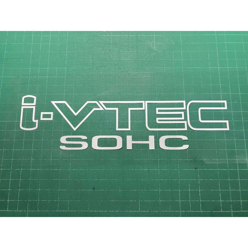 สติกเกอร์ i-VTEC SOHC/TURBO 1ชุด 2ชิ้น | Shopee Thailand