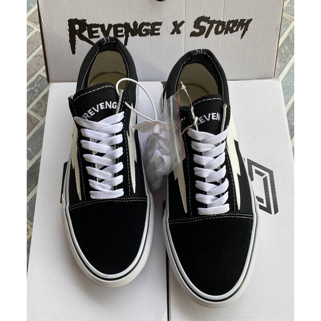 Vans Oldskool Revenge x Storm Black สีดำ รองเท้าผ้าใบ รองเท้าผู้ชาย ...