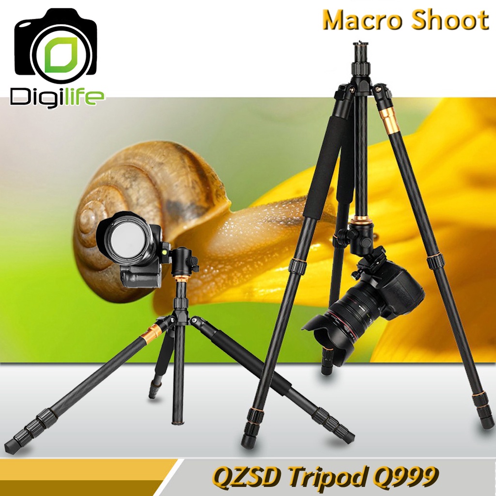 QZSD Tripod รุ่น Q999 Professional ขาตั้ง ขาตั้งกล้อง อเนกประสงค์ ...