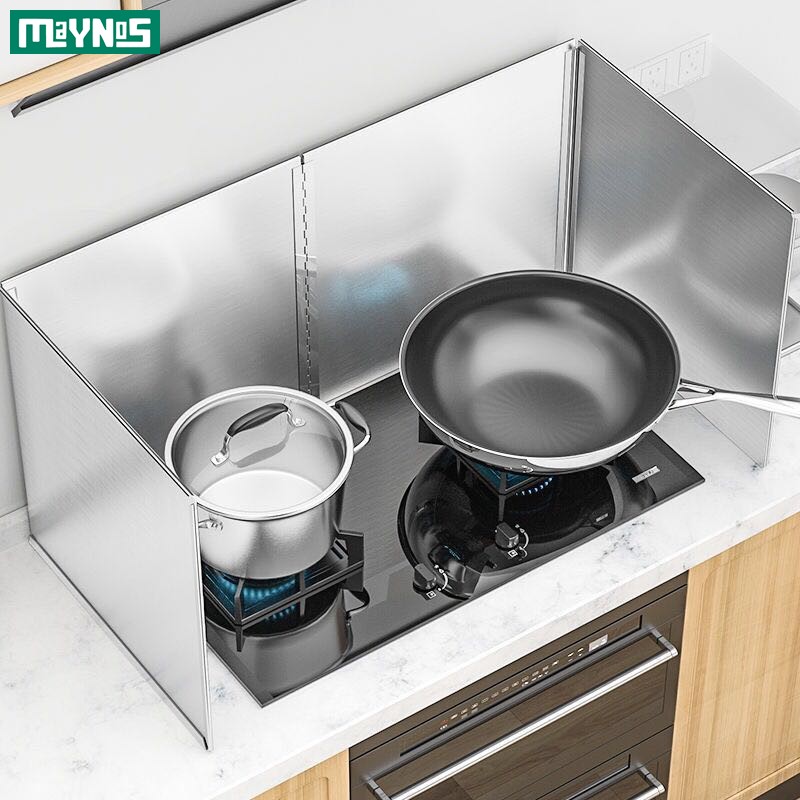 Kitchen Oil Baffle Stove Anti-oil Baffle Oil-proof Stainless Steel ...