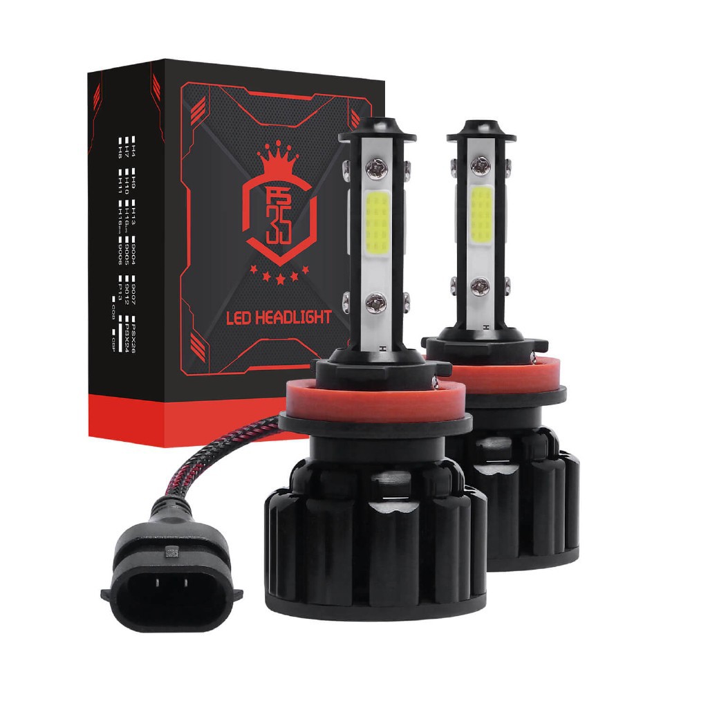 หลอดไฟ H7 Led H8 H4 Led H11 9005 Hb3 9006 Hb4 9012 H13 Led 8000LM 72W ...