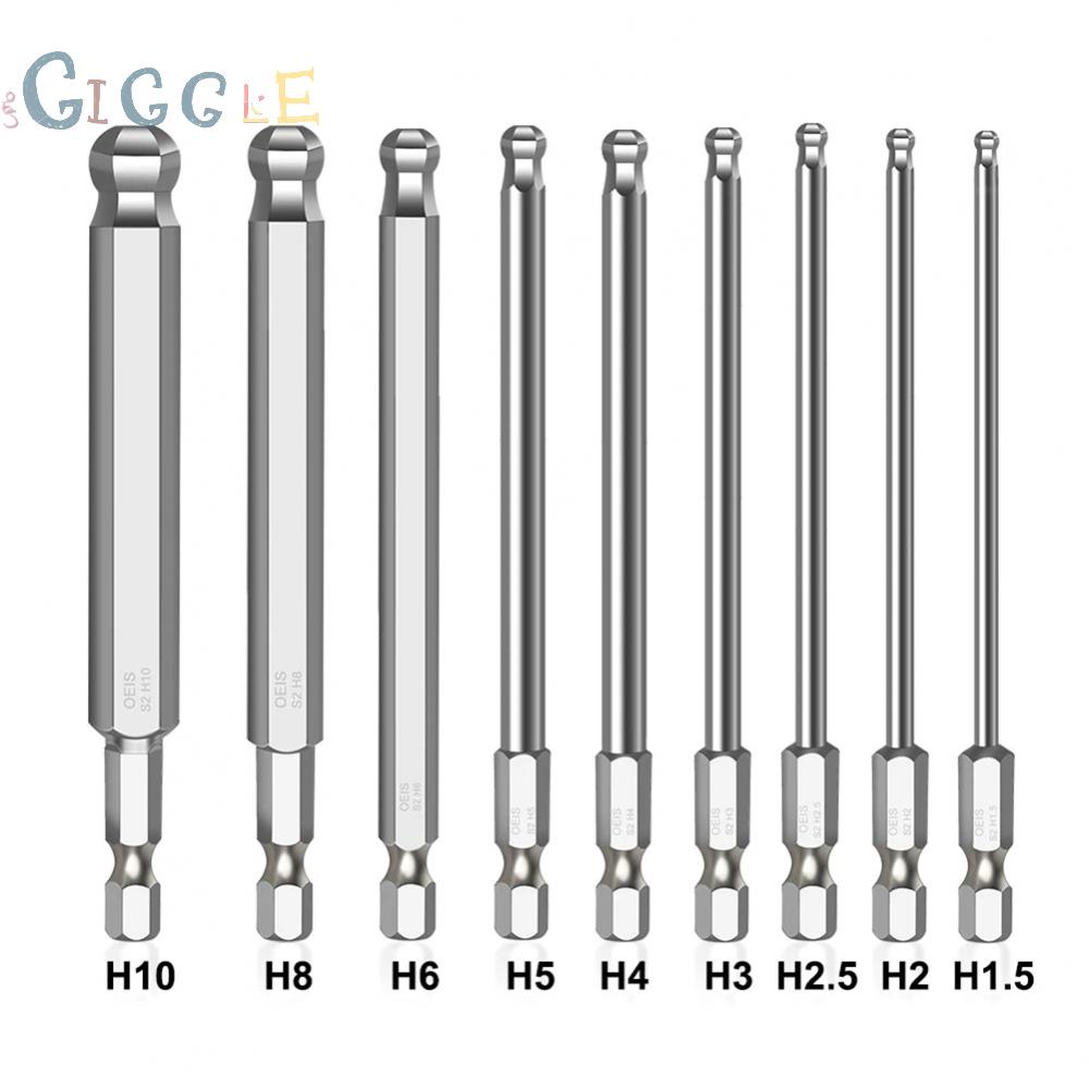 Screwdriver Bit 1/4\'\' Hex 100mm Driver Bit S2 Alloy Steel Screw ...