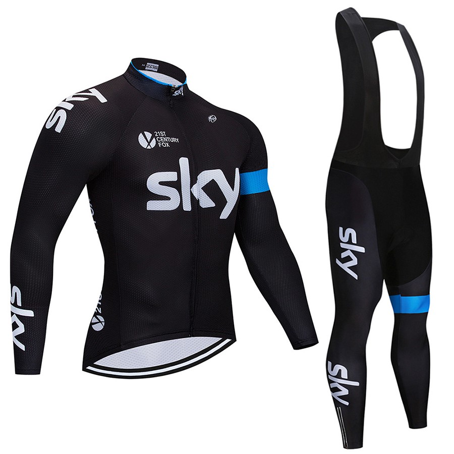 UnisexRoad Bike Jersey Bib Set Cycling Kits Long Sleeve Padded trousers ...