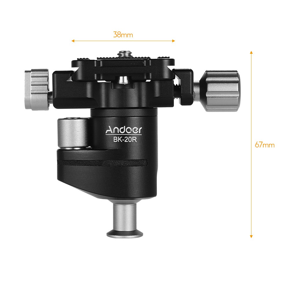 Andoer ขาตั้งกล้องอลูมิเนียมหมุนได้ 360 องศาพร้อมสกรู 1 / 4 นิ้วสําหรับกล้อง Dslr - nicephoto.th ...