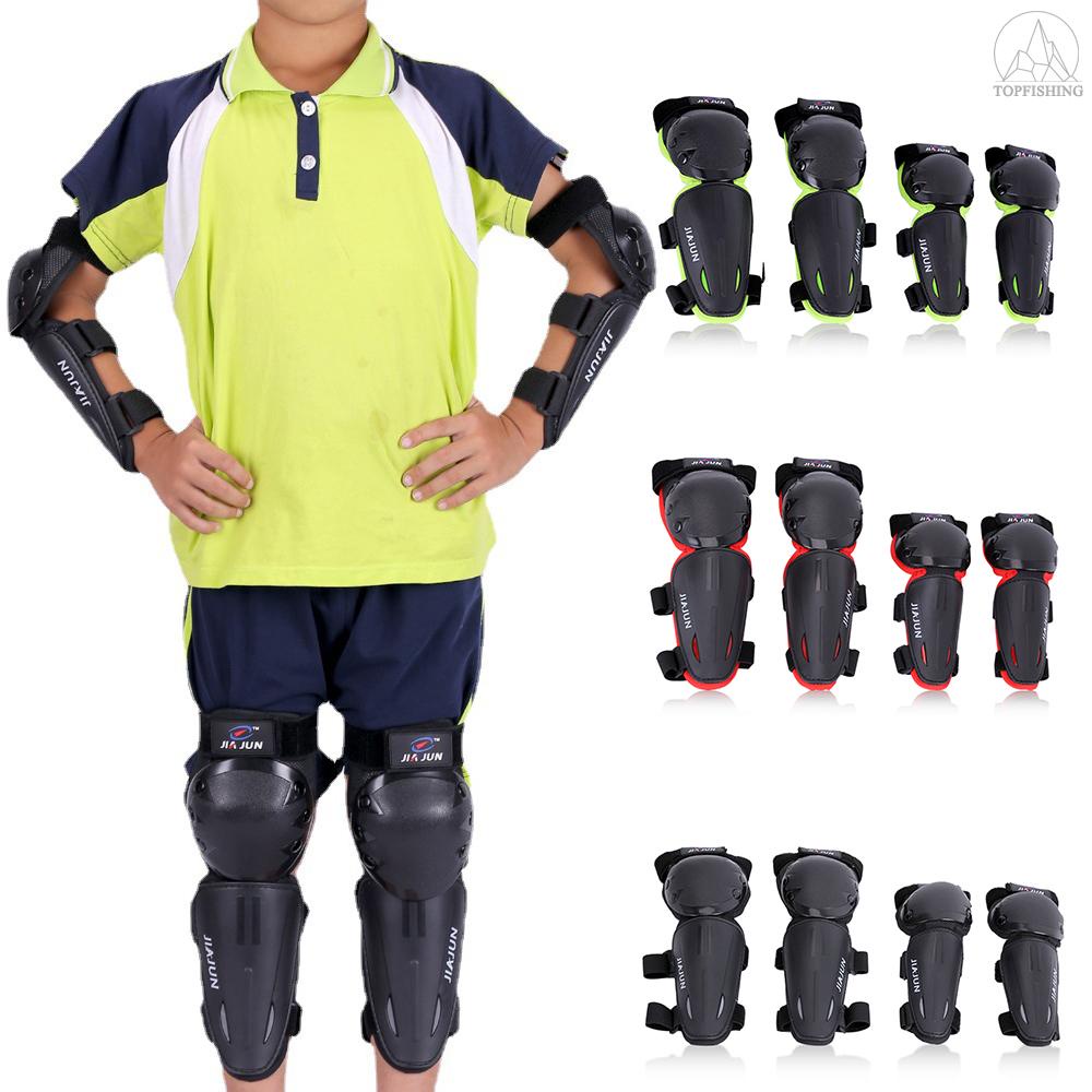 Tofh แผ่นรองข้อศอกป้องกันเข่าสําหรับเล่นสกีขี่จักรยานสเก็ตบอร์ด 4 ชิ้น ...