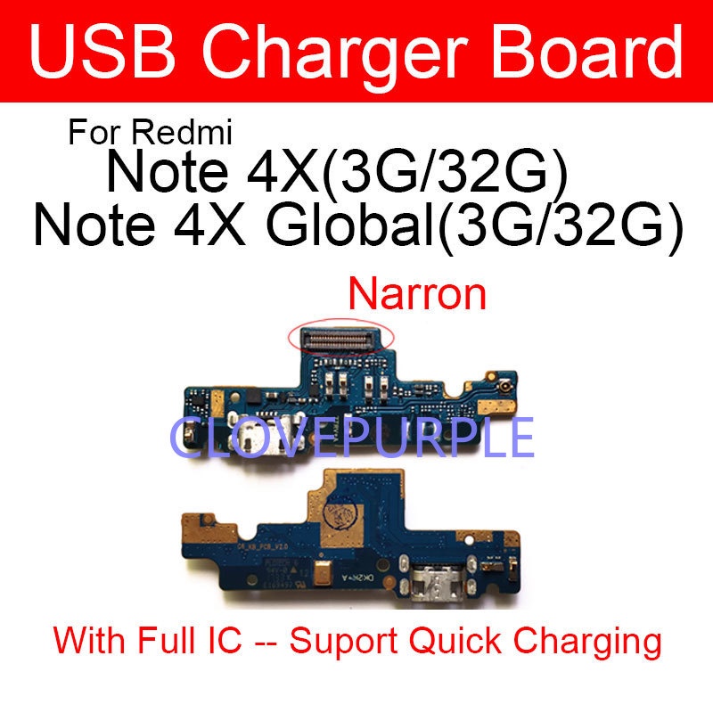 แจ็คบอร์ดชาร์จไมโคร Usb สําหรับ Xiaomi Redmi Note 4X X20 สายชาร์จสําหรับ Xiaomi Note 4 สายชาร์จ ...
