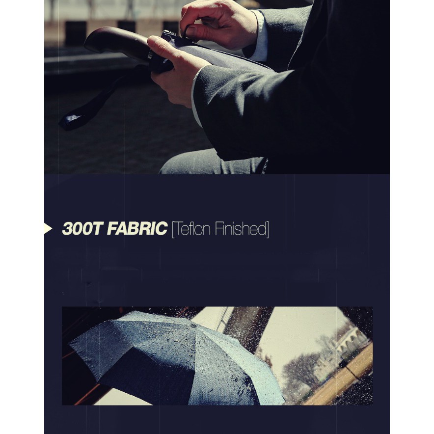 hotUK Balios Prestige Travel Folding Umbrella Handmade Wood Handle auto ...