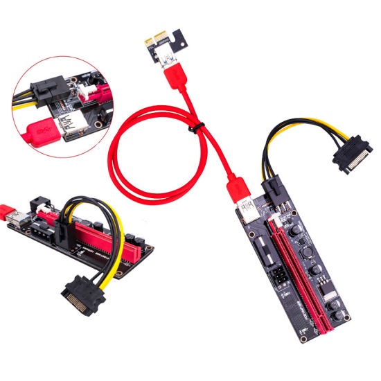 ส่งทุกวัน ส่งจากไทย Pci-e Riser 009s สาย ไรเซอร์ Pcie Riser การ์ดจอ Pci ...