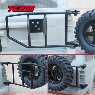 1/10 Scale LC80 Hard Body Mount Roof Rack Interior Tail Ladder Spare ...