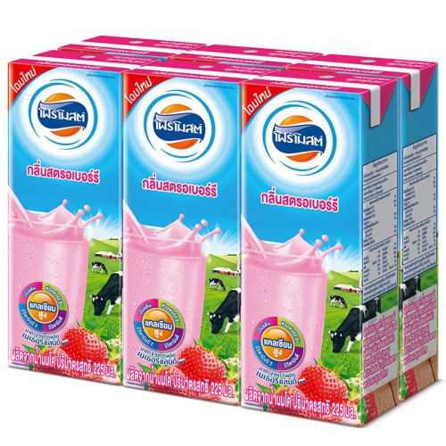 ยกลัง! นมโฟร์โมสต์ UHT รสสตรอเบอร์รี่ 225 ml 36 กล่อง Foremost | Shopee ...