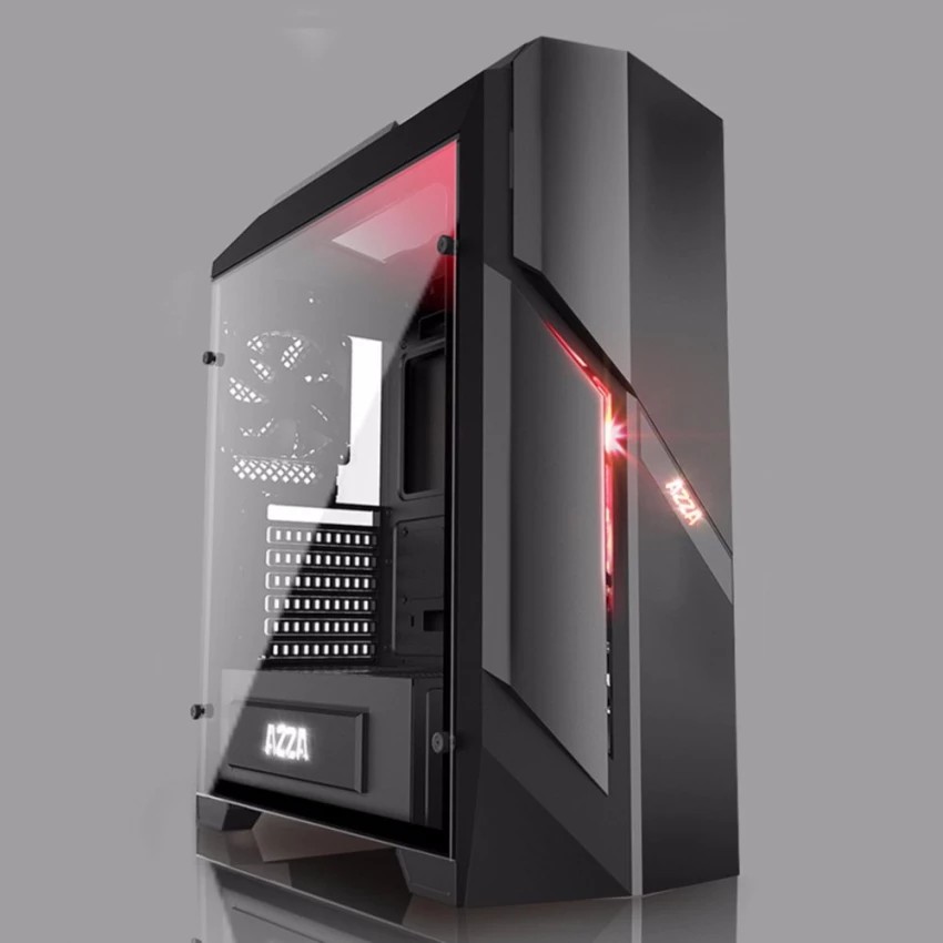 AZZA ATX Mid Tower Case Photios 250 CSAZ-250 - Black | Shopee Thailand