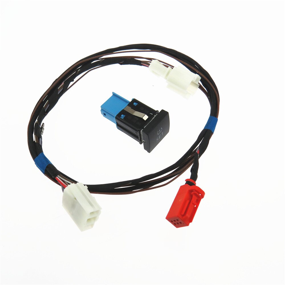 56D 927 121 TPMS สวิทช์ปุ่มกดตรวจสอบความดันยางล้อรถยนต์สําหรับ VW ...