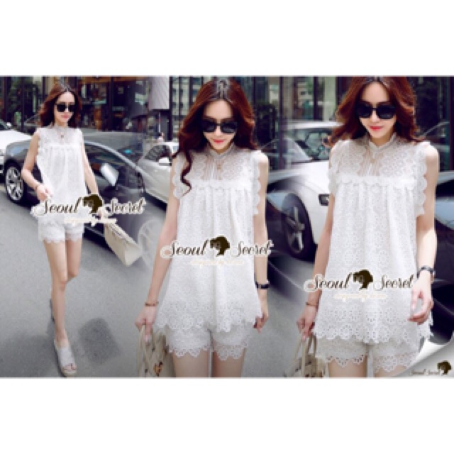 Seoul Secret Say's... Korea Curve Lace Set | Shopee Thailand