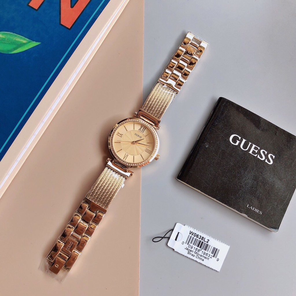 Guess นาฬิกาเพชรแท้ W0638L2 W0638L3 W0638L4 W0638L5 W0638L7 สำหรับ ...