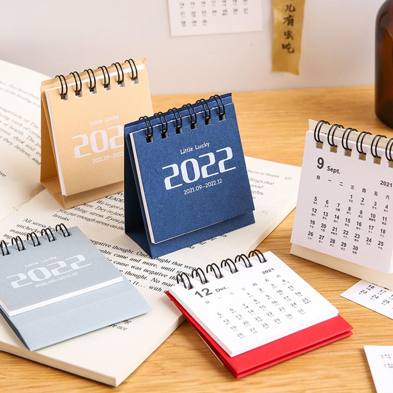 BTF Creative 2022 Standing Flip Monthly Calendar Mini Size for Home ...