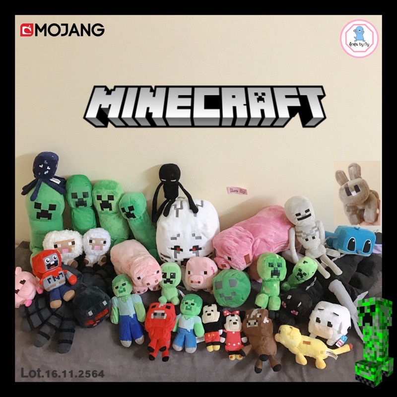 ตุ๊กตามายคราฟ เกมมายคราฟ Minecraft ลิขสิทธิ์แท้‼️ MOJANG | Shopee Thailand
