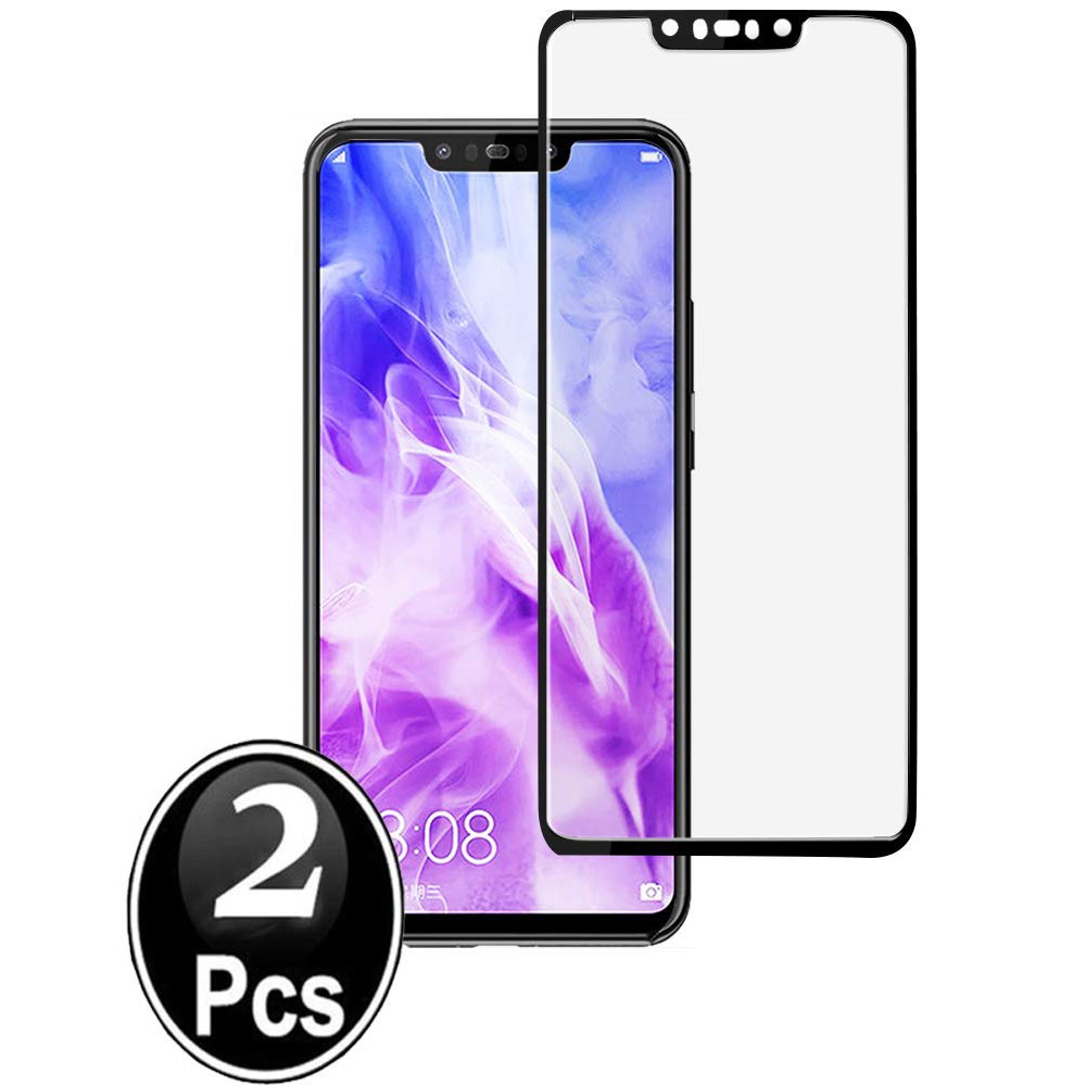 2PCS Screen Protector Tempered Glass Full Coverage Huawei Nova 3 Nova ...