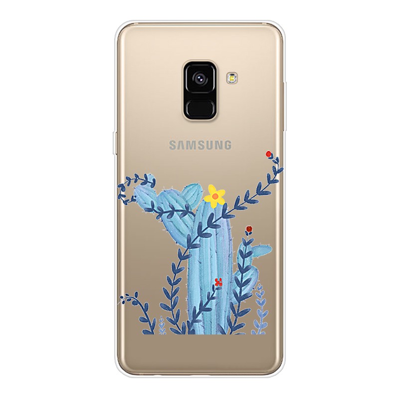 เคสเคสโทรศัพท์นุ่ม Tpu ป้องกันรอยสําหรับ Samsung Galaxy A8 Plus ...