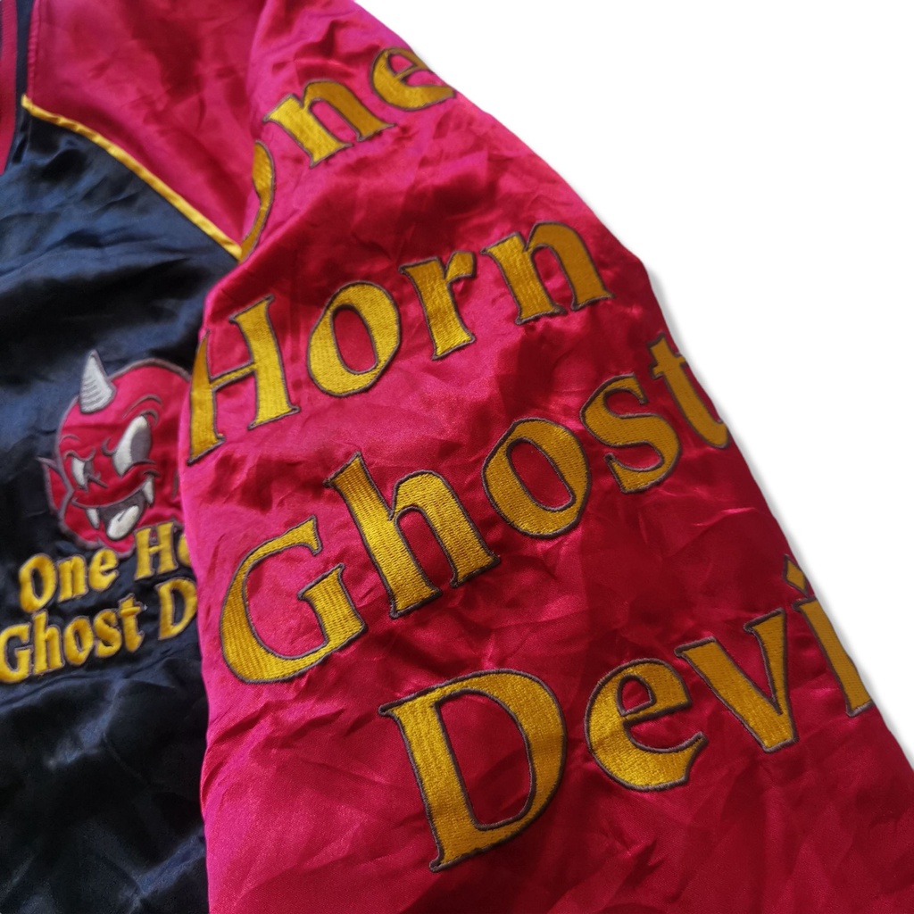 One Horn Ghost Devil Bomber Jacket รอบอก 48 - jacket_bk2l_football ...