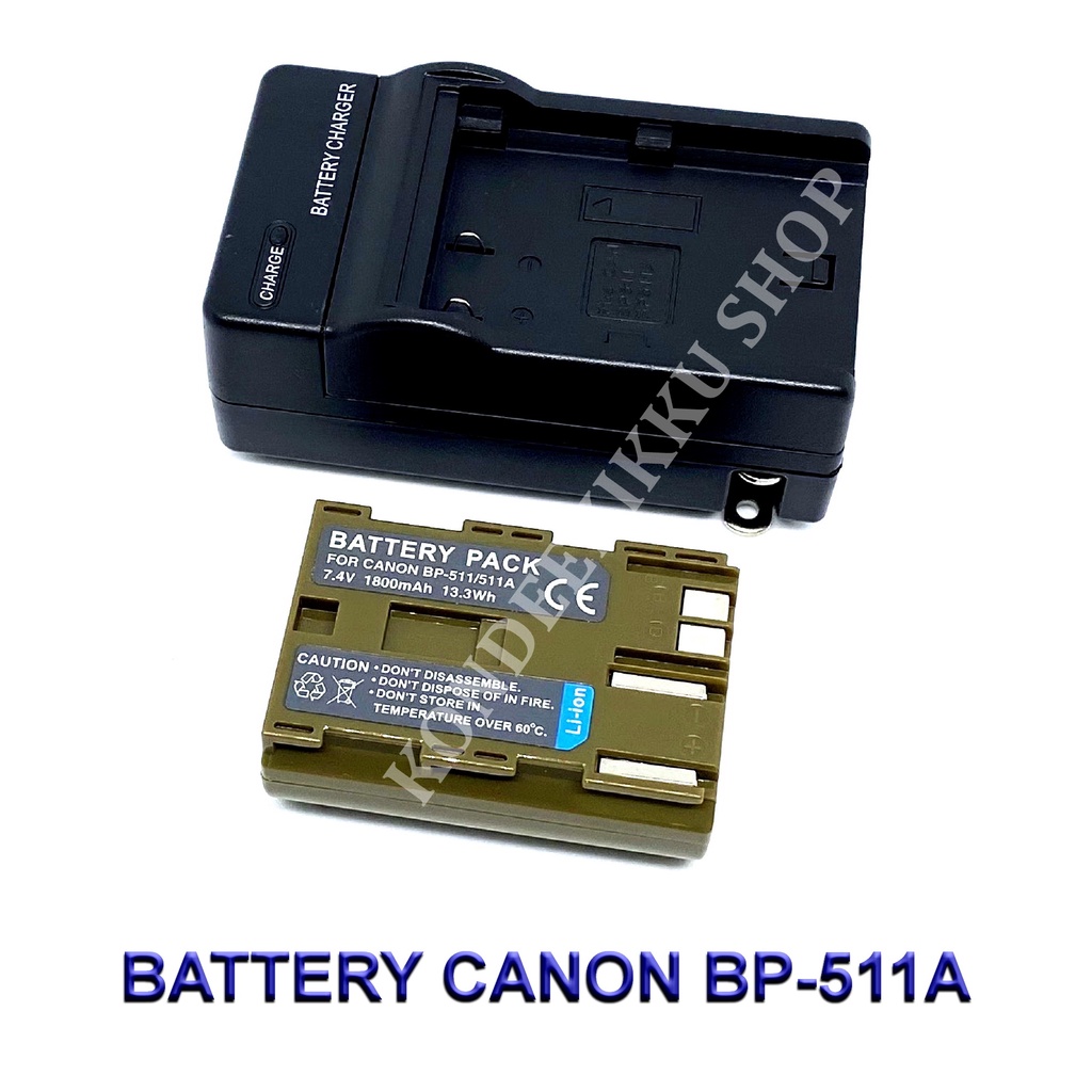 BP-511 BP511 BP-511A Battery and Charger For Canon 10D20D30D40D50D5DG6G5G2G3G1Pro 1Pro 90 IS ...