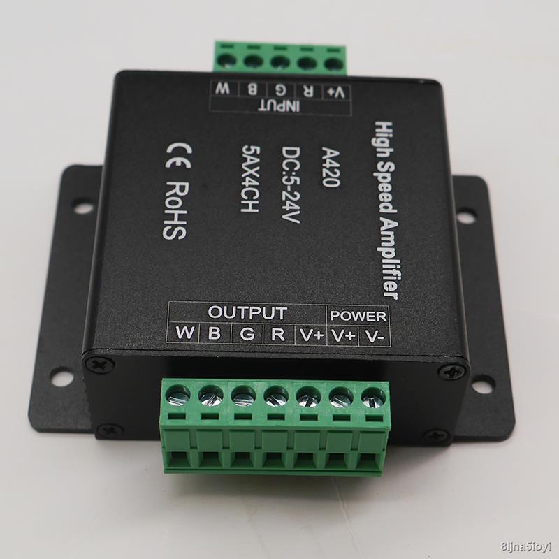 เครื่องขยายสัญญาณ 400W Single ColorRGBRGBWRGBCCTRGBWCW LED Strip Light ...