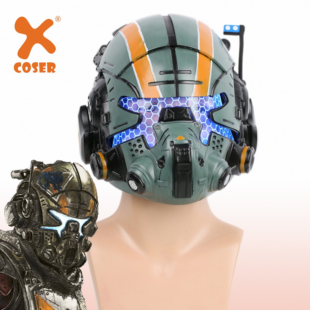XCOSERTitanfall 2 Jack Cooper Cosplay Helmet Game Full Head Resin Mask ...